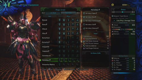 High Rank Armor List: Alpha and Beta Sets - Monster Hunter World