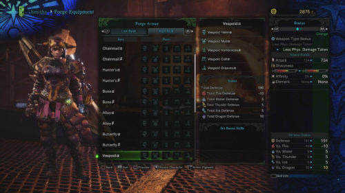 High Rank Armor List: Alpha and Beta Sets - Monster Hunter World