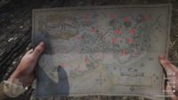 Legendary Animals Map in Red Dead Redemption 2 - Hold To Reset