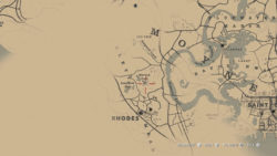 Legendary Animals Map in Red Dead Redemption 2 - Hold To Reset