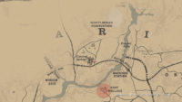 Legendary Animals Map in Red Dead Redemption 2 - Hold To Reset