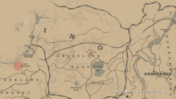 Legendary Animals Map in Red Dead Redemption 2 - Hold To Reset