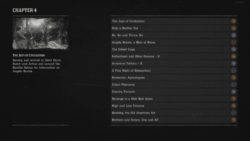 All Level Checklists in Red Dead Redemption 2 - Hold to Reset