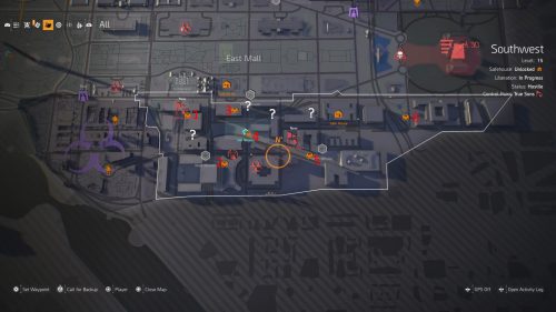 The Division 2 Southwest SHD Tech Cache Locations - Hold To Reset