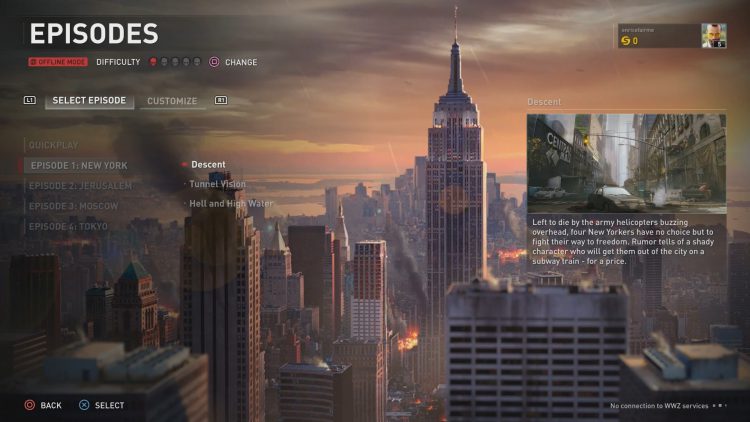 World War Z Episodes List - Hold To Reset