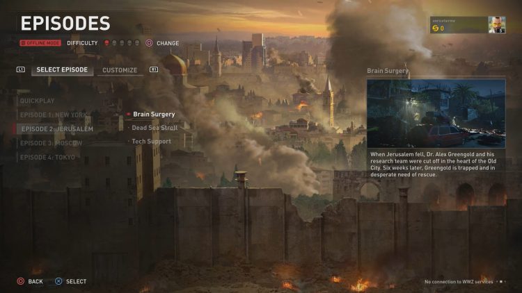 World War Z Episodes List - Hold To Reset