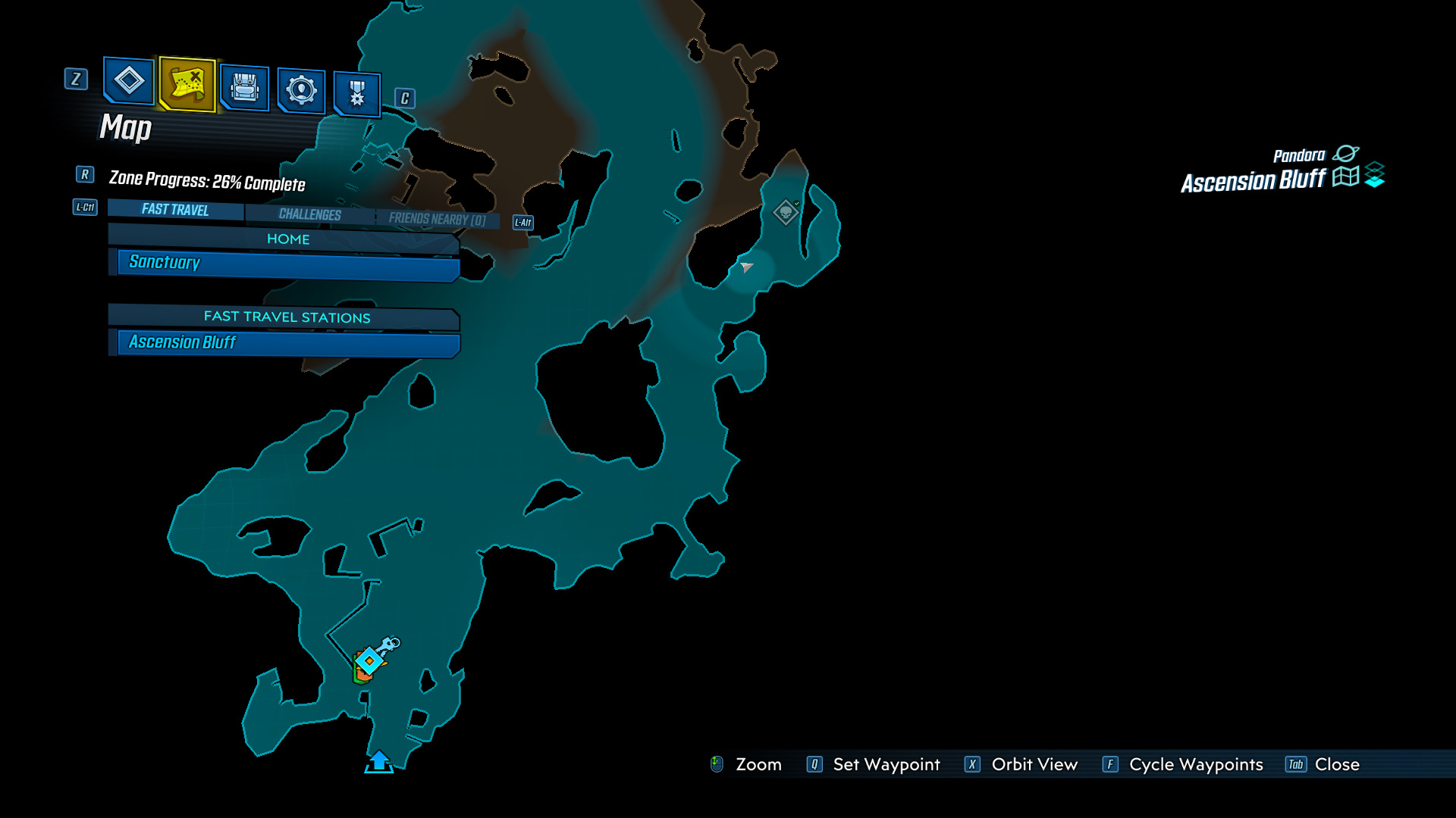 Ascension Bluff Legendary Hunt Skrakk Guide - Borderlands 3 - Hold to Reset