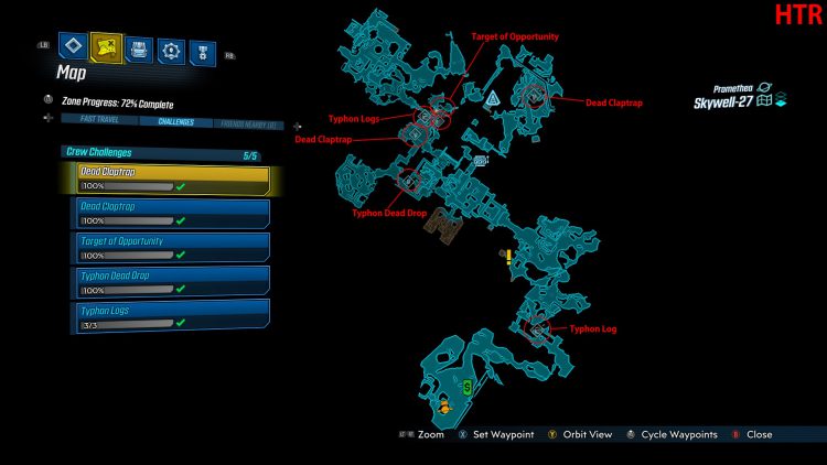 Borderlands 3: Skywell-27 Crew Challenges Guide | Hold To Reset