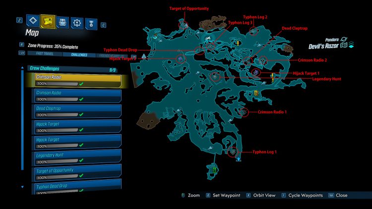 Borderlands 3: Devil's Razor Crew Challenges Guide - Hold To Reset