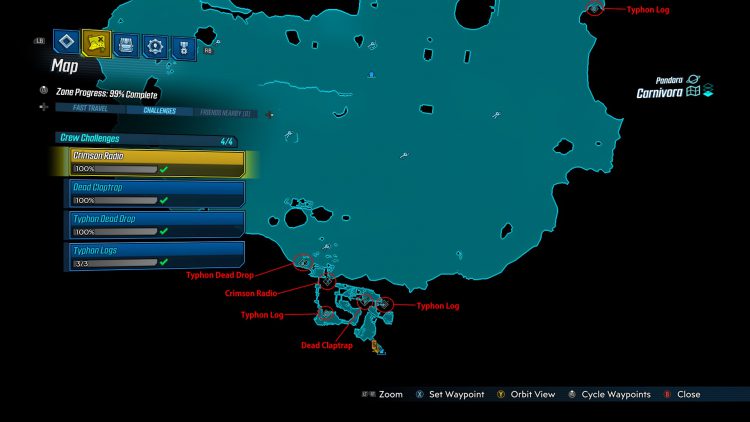 Borderlands 3: Carnivora Crew Challenges Guide - Hold To Reset