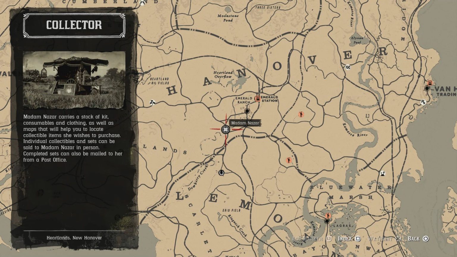 Where is Madam Nazar Today in Red Dead Online 2