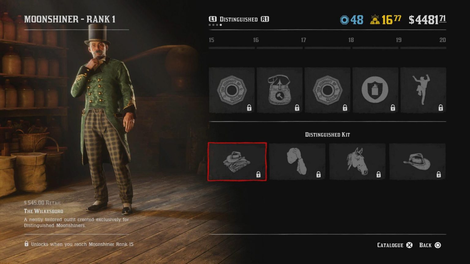 Red Dead Online: Unlockable Moonshiner Outfits - Hold To Reset