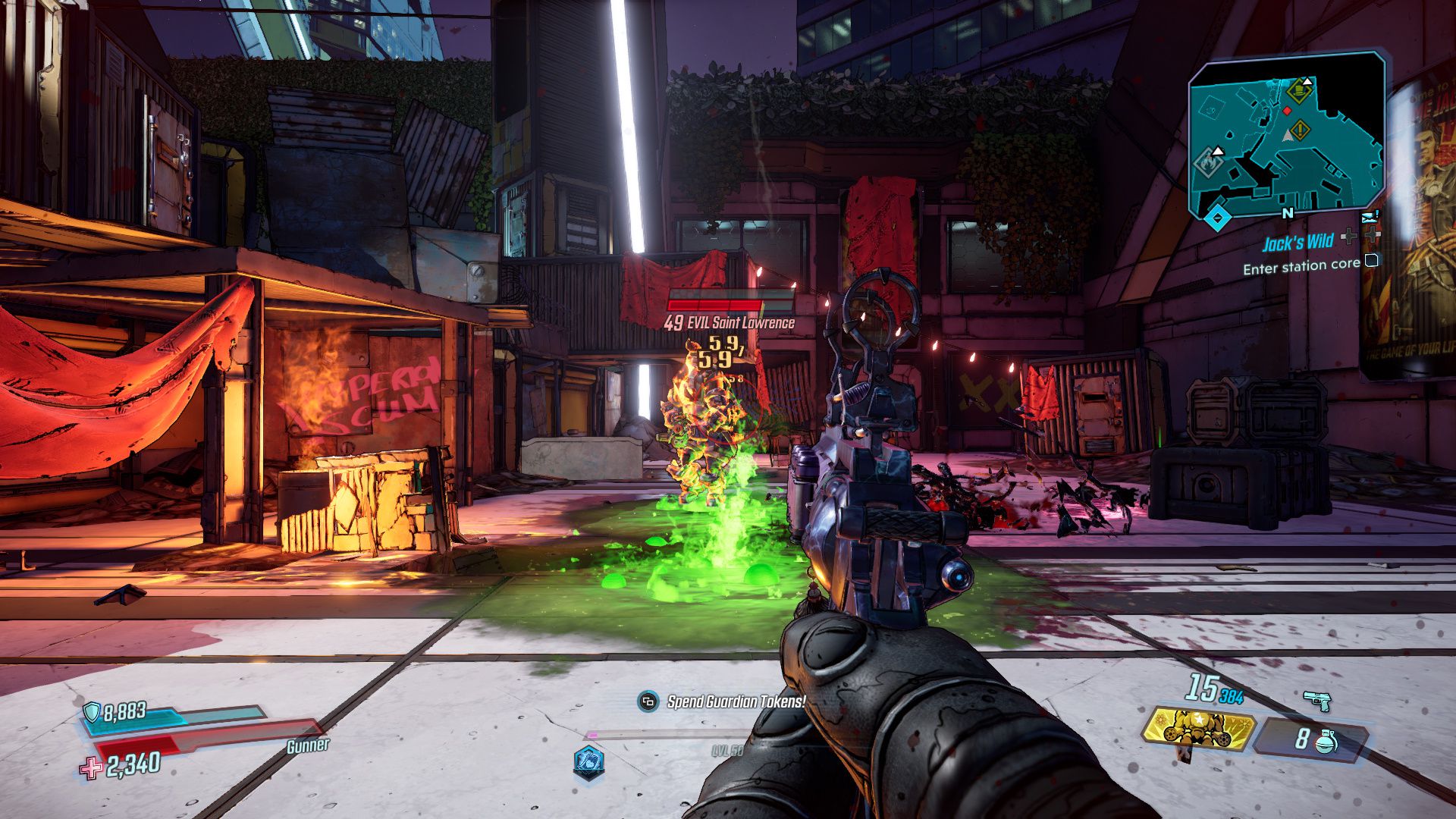 Borderlands 3: The Spendopticon Crew Challenges Guide - Hold To Reset