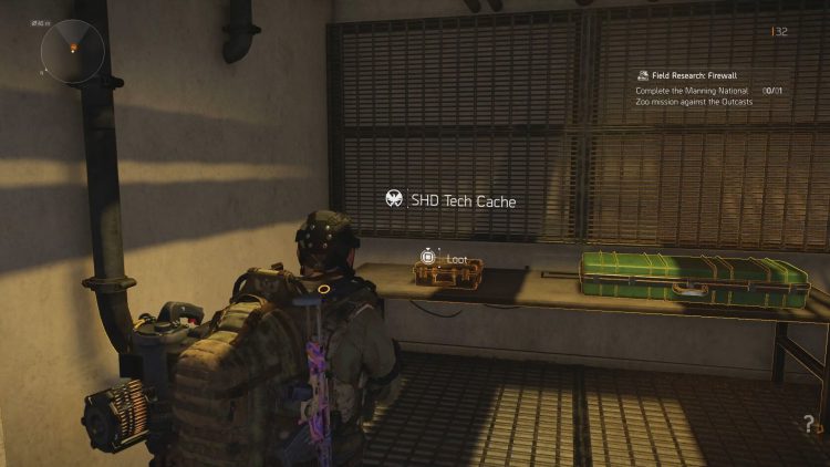 The Division 2: Financial District SHD Tech Cache Locations - Hold to Reset