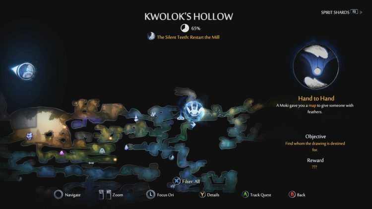 Ori and the Will of the Wisps: Hand to Hand Guide - Hold To Reset