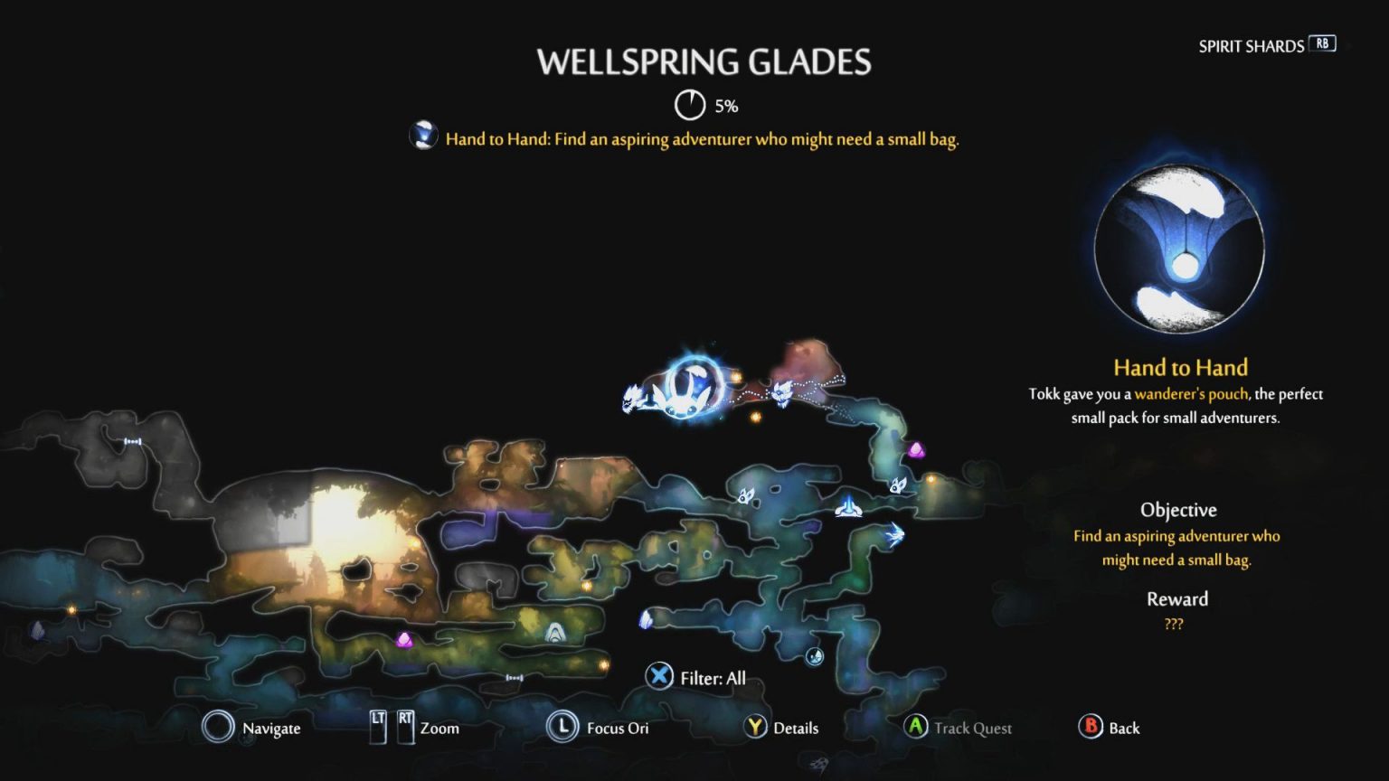 Ori and the Will of the Wisps: Hand to Hand Guide - Hold To Reset