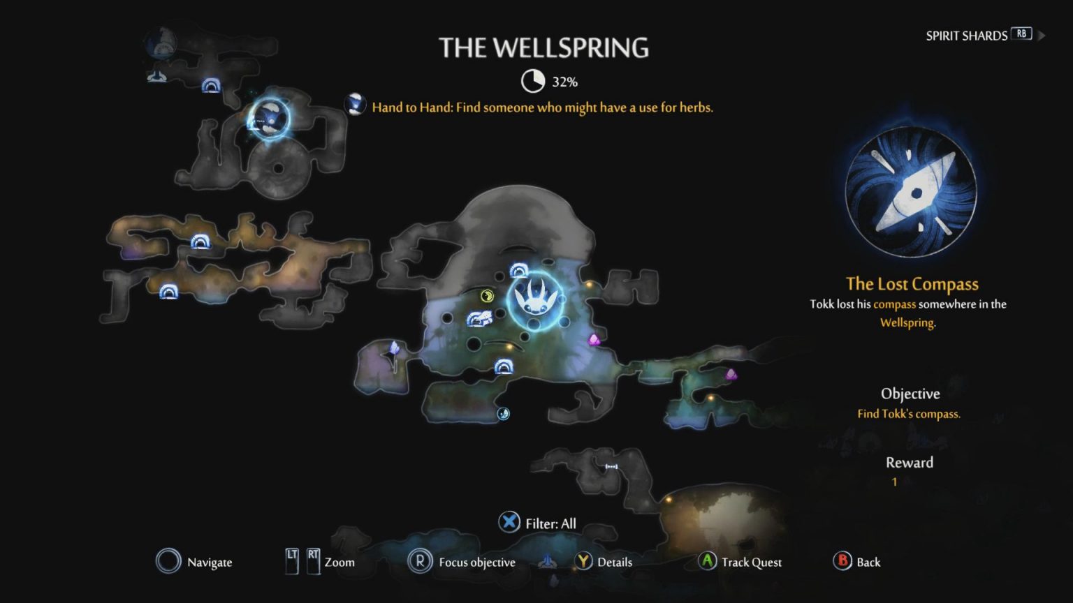 Ori and the Will of the Wisps: Hand to Hand Guide - Hold To Reset