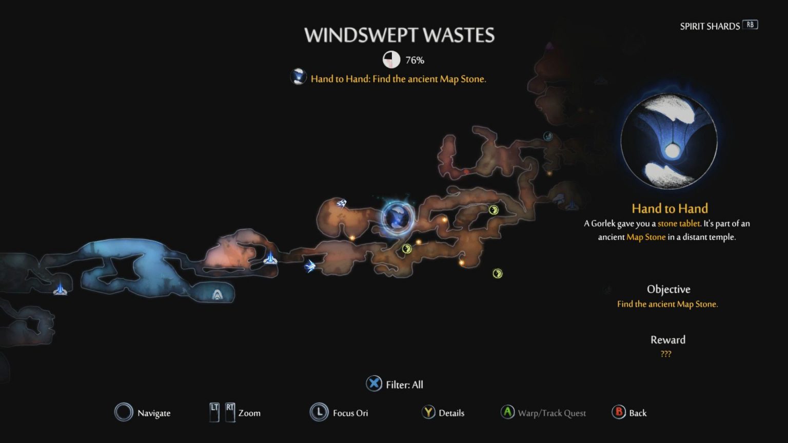 Ori and the Will of the Wisps: Hand to Hand Guide - Hold To Reset