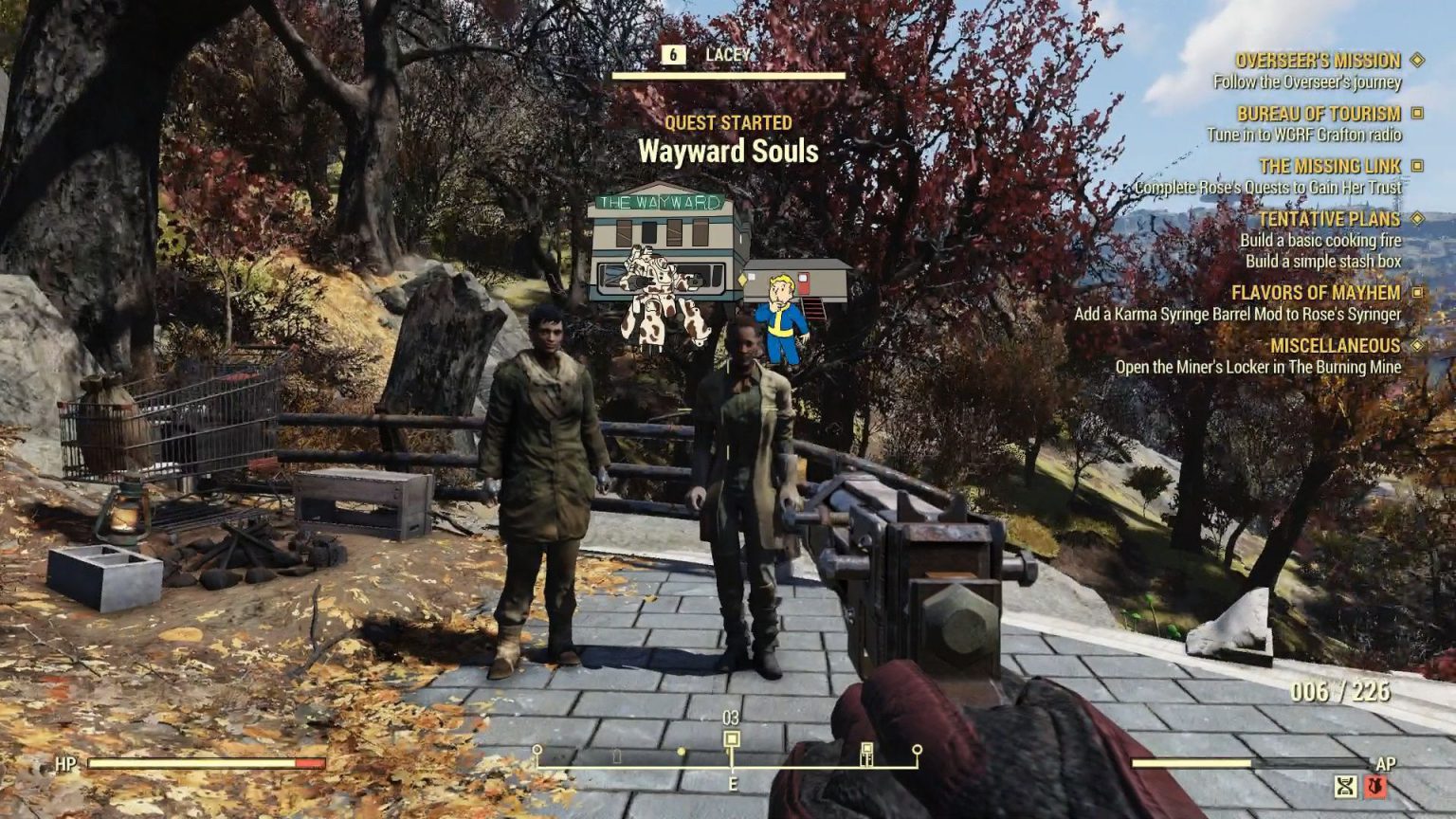 Fallout 76: Wayward Souls Guide - Hold to Reset