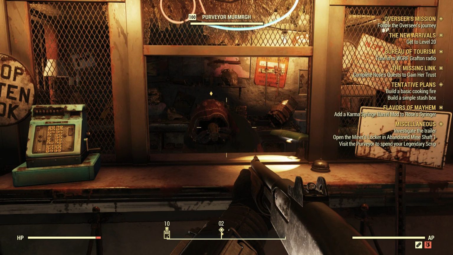 Fallout 76: Where to Find the Purveyor Legendary Merchant - Hold To Reset