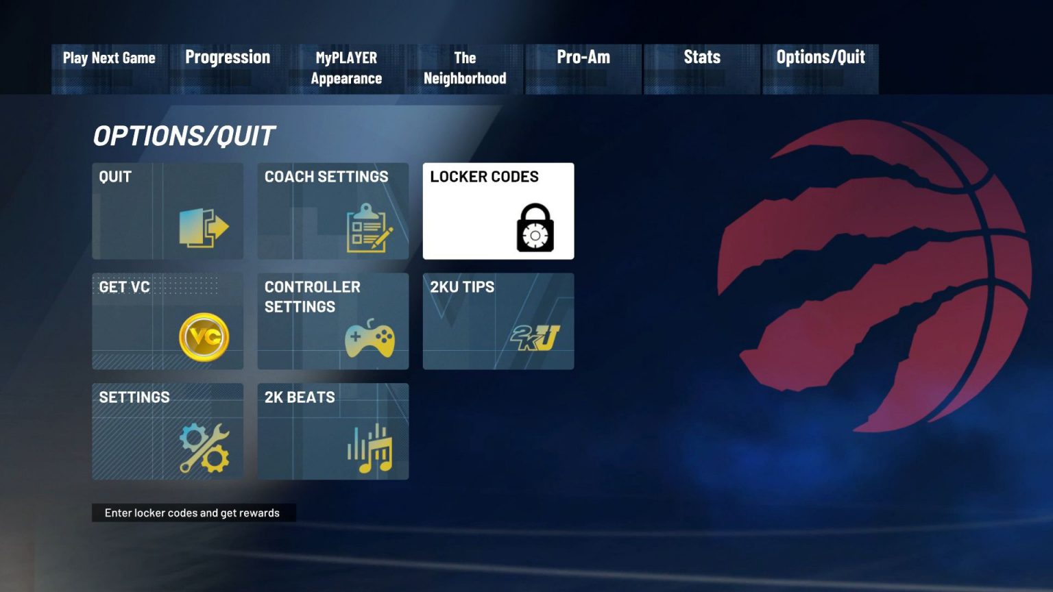 NBA 2K21 Locker Codes List - Hold to Reset