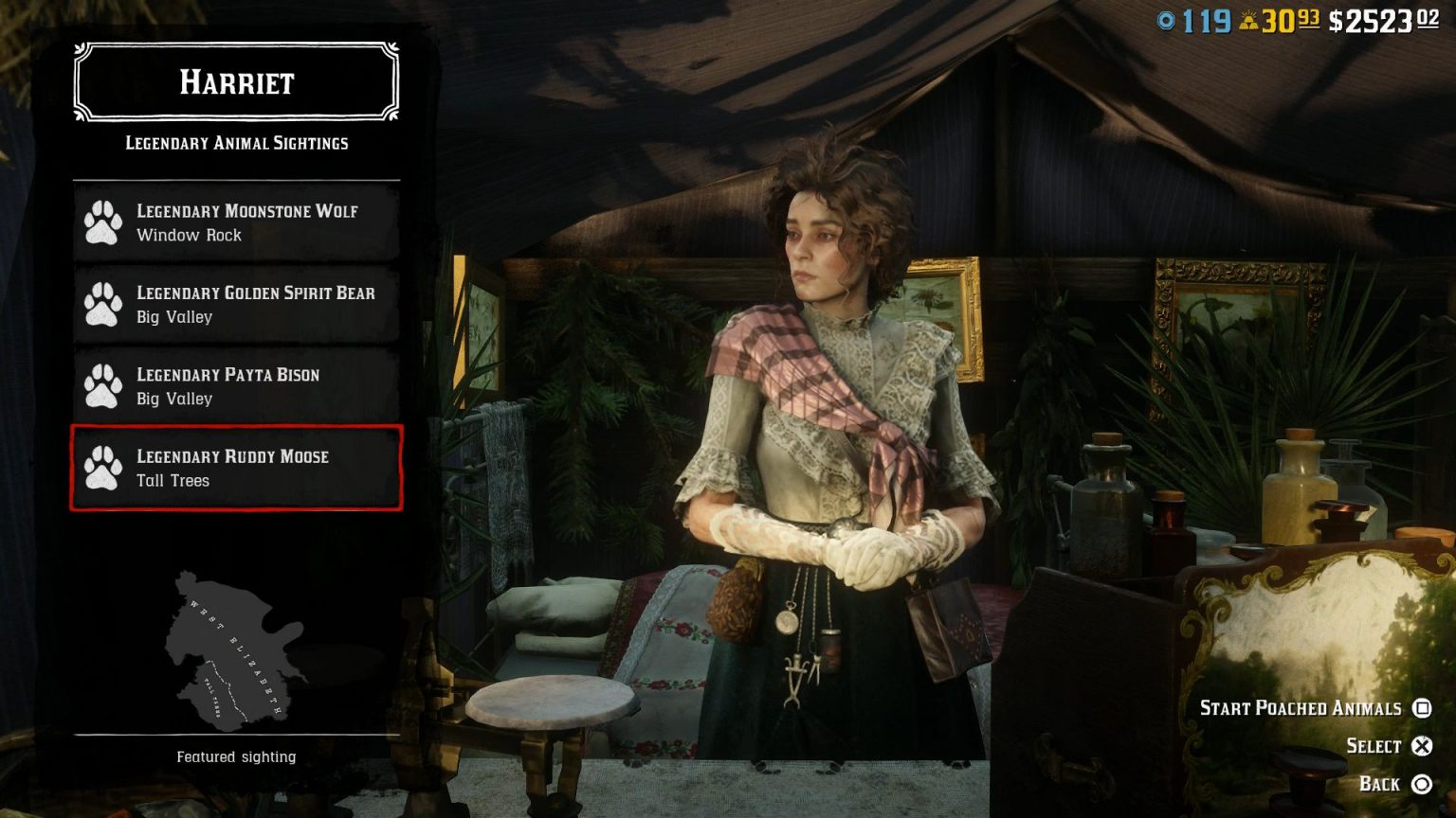 Legendary Ruddy Moose Guide - Red Dead Online - Hold To Reset