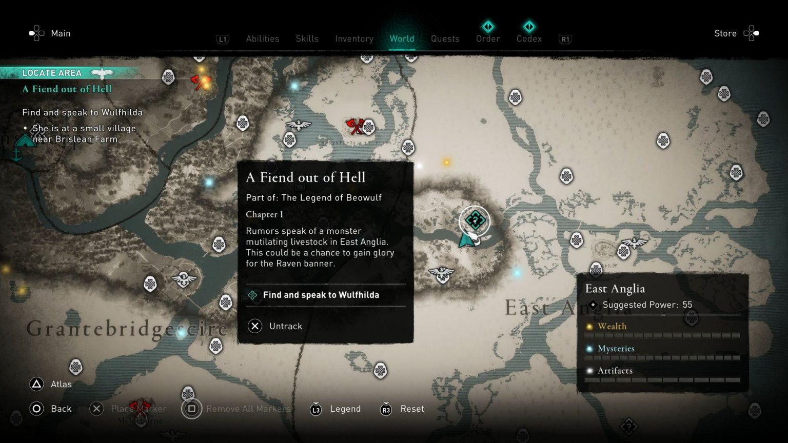 The Legend of Beowulf - Assassin's Creed Valhalla Guide - Hold To Reset