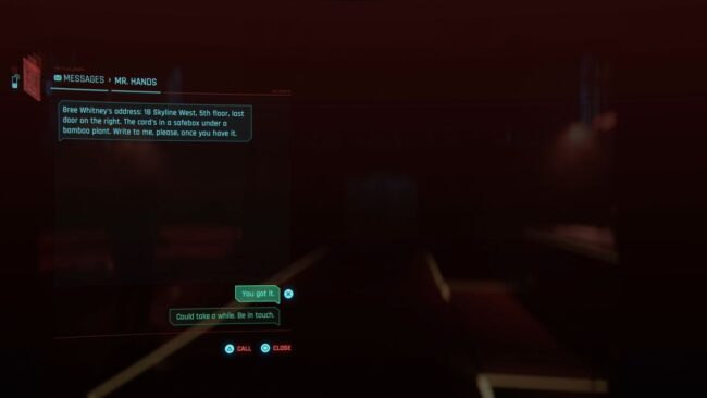 How to Read and Reply to Messages in Cyberpunk 2077 - Hold to Reset