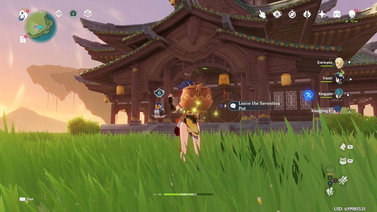 How to Leave Sub-Realm in Genshin Impact - Hold to Reset