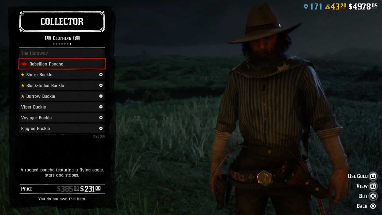 Red Dead Online Rebellion Poncho Guide, How to get it - Hold To Reset