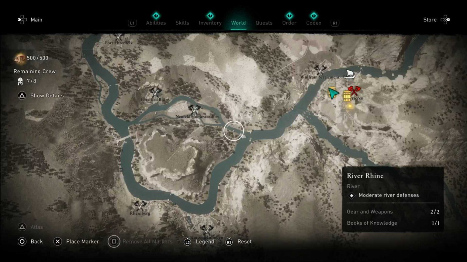 River Raid Maps - Assassin's Creed Valhalla | Hold To Reset