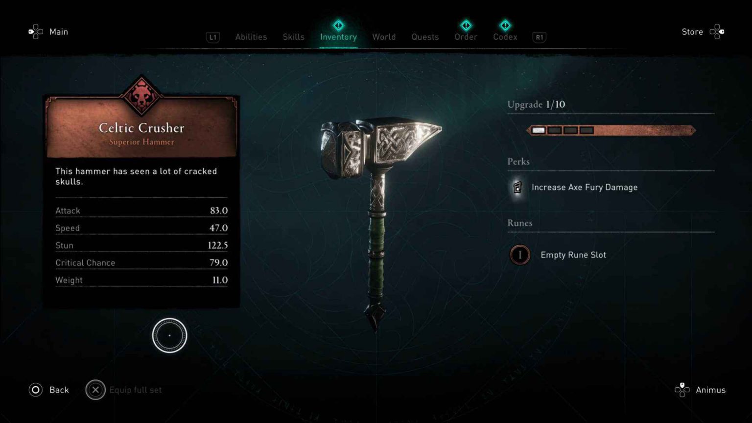 Assassin's Creed Valhalla Update 1.3.1 Weapons Guide - Hold To Reset