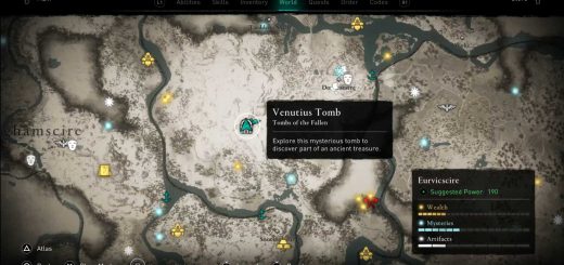 Assassin's Creed Valhalla Francia Opal Locations Map | Hold To Reset