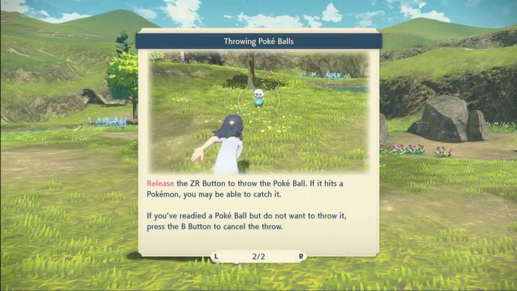 How to Throw Poké Balls in Pokémon Legends of Arceus - Hold to Reset
