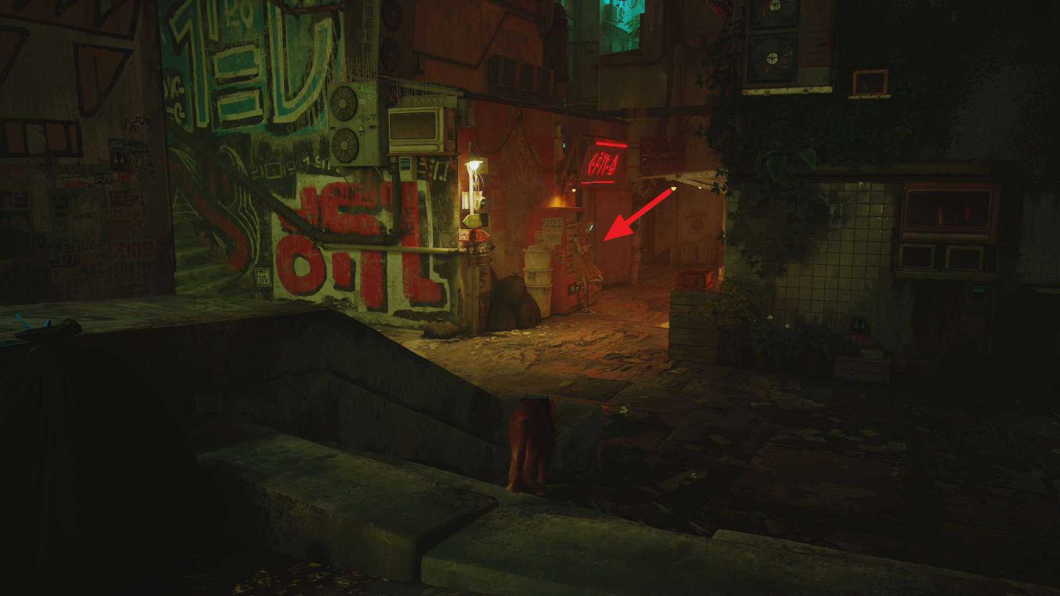 Stray Chapter 4 The Slums - Part 1 Guide - Hold To Reset