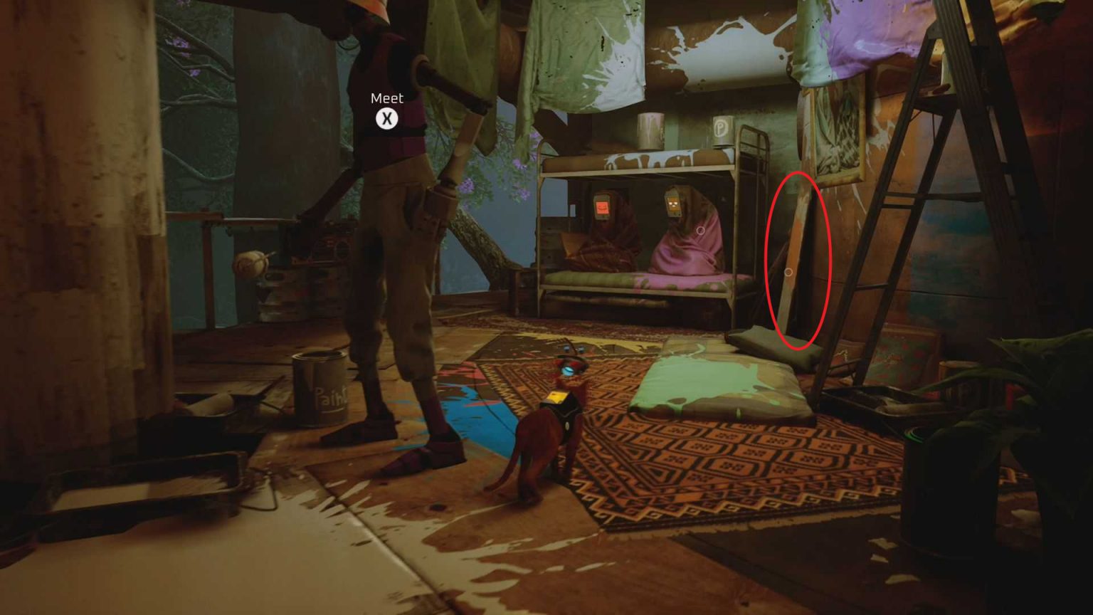 Stray Scratch Spot Locations Guide - Hold To Reset