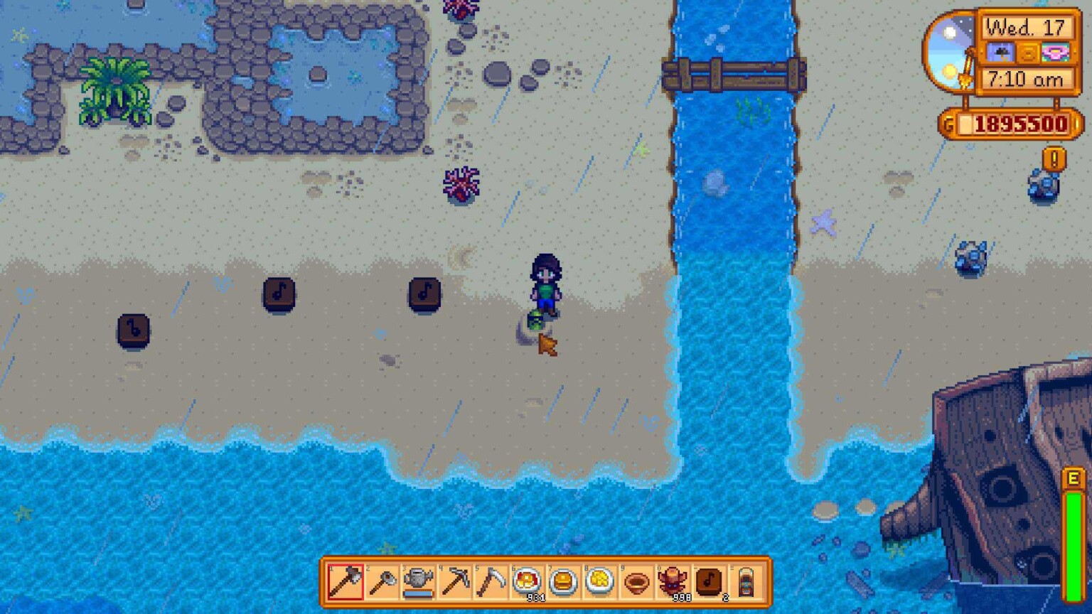 Stardew Valley Mole Puzzle Solution - Hold To Reset