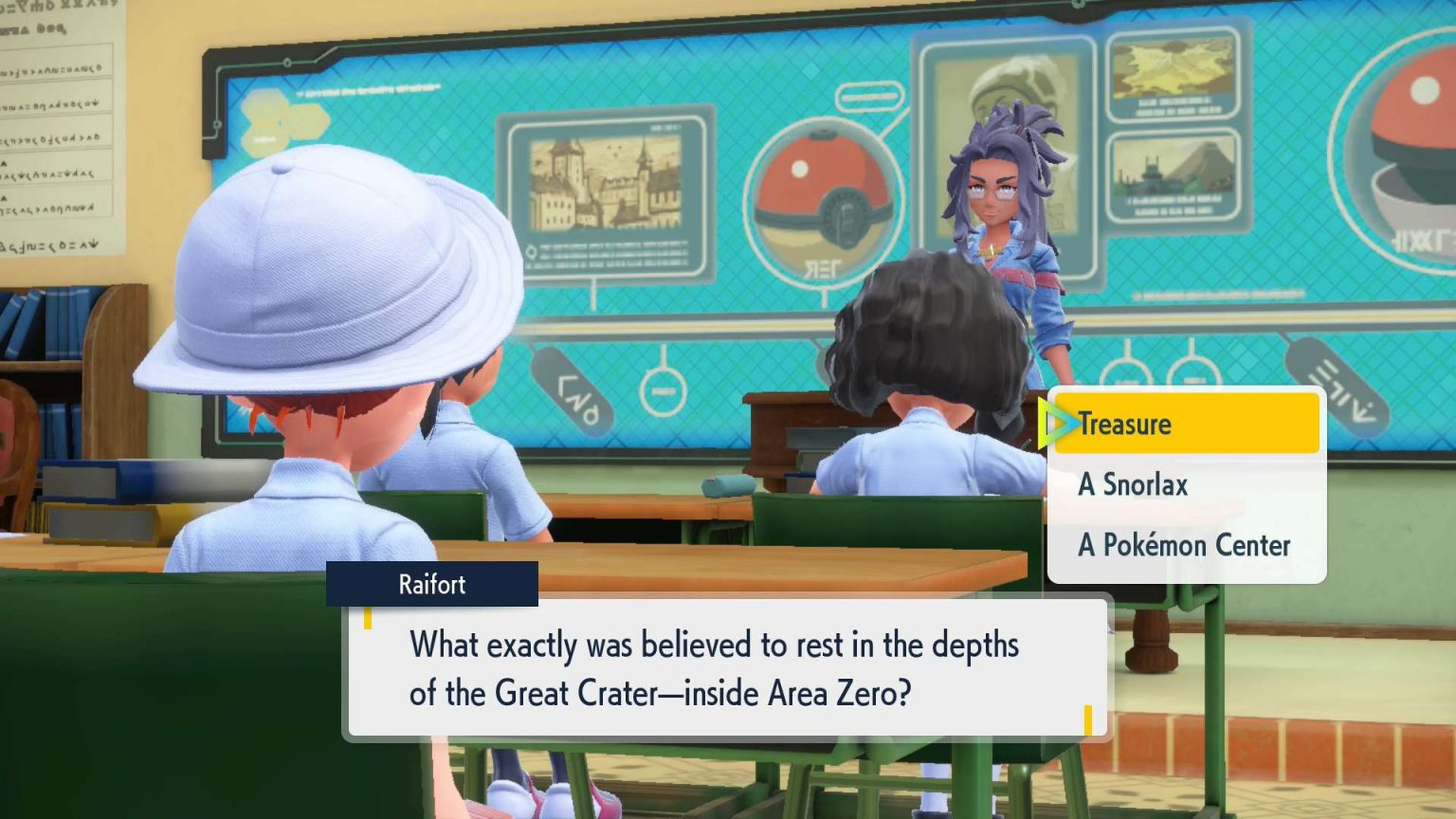 Class Questions Answers - Pokemon Scarlet and Violet | Hold To Reset