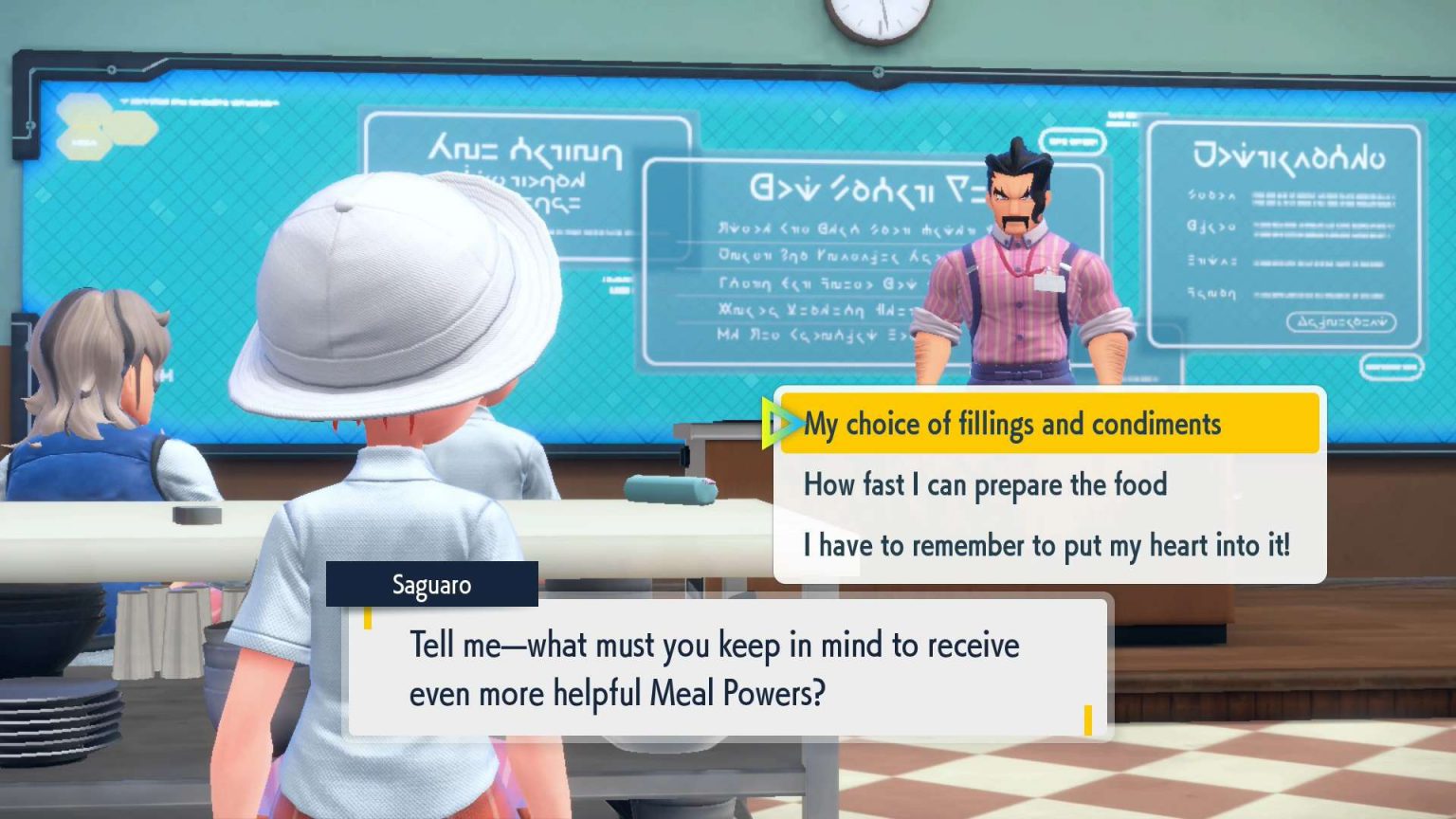 Home Ec Class Answers Guide - Pokemon Scarlet and Violet - Hold to Reset