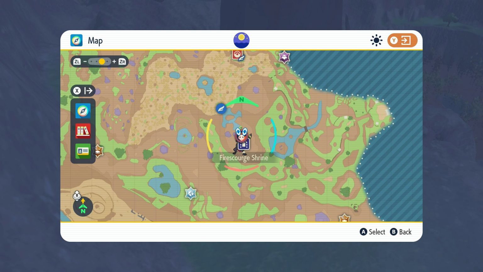 Firescourge Shrine Guide - Pokemon Scarlet and Violet - Hold To Reset