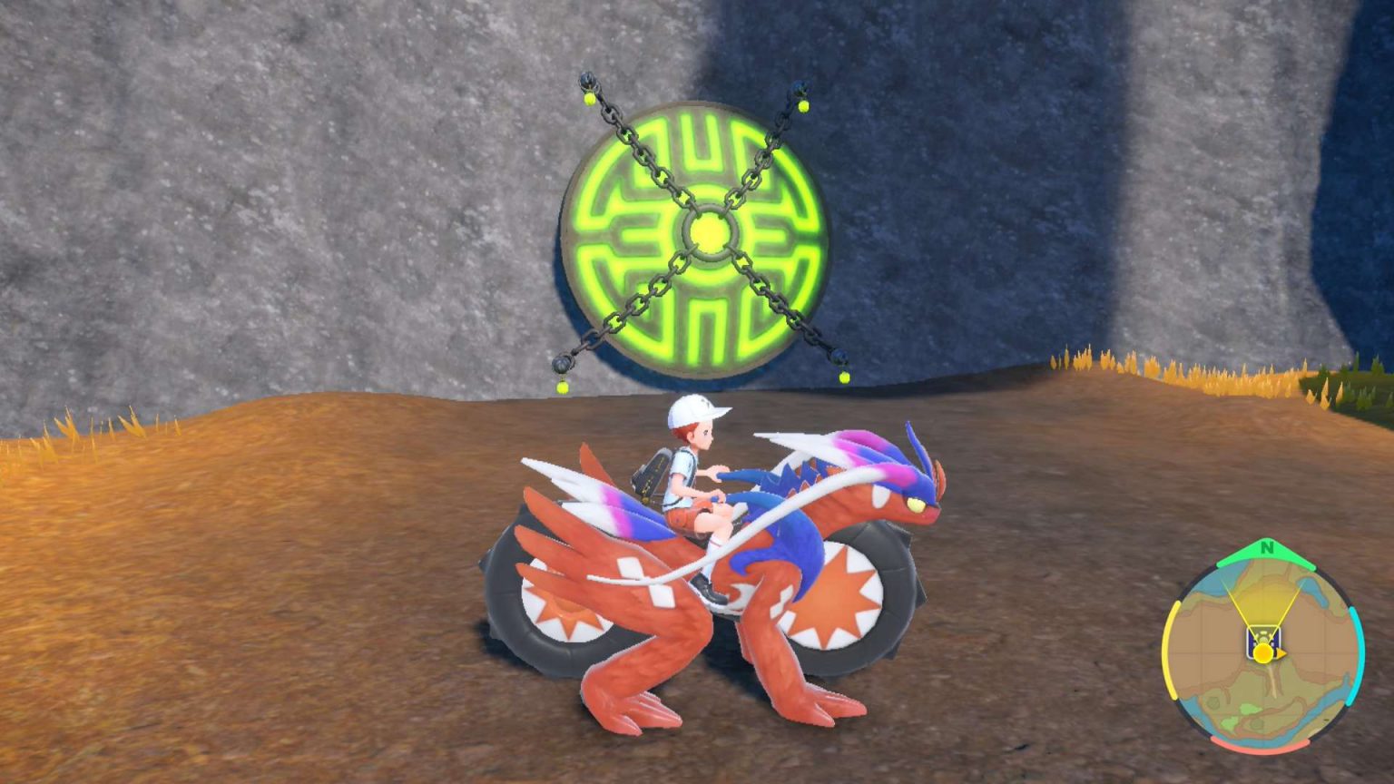 Pokemon Scarlet and Violet Shrine Legendary Pokemon - Hold to Reset