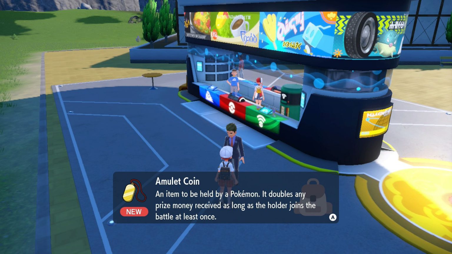 Amulet Coin in Pokemon Scarlet and Violet - Hold to Reset