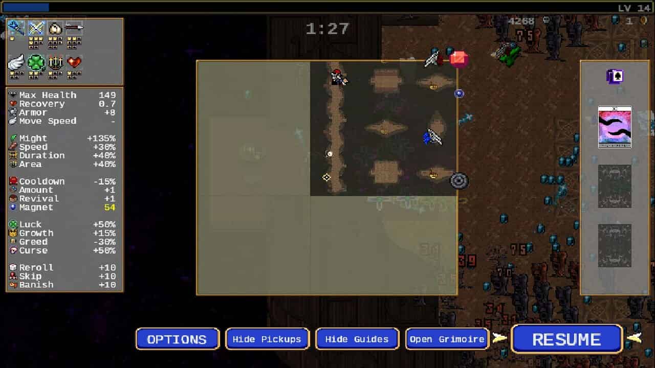Where to Find the Trisection in Vampire Survivors - Hold To Reset
