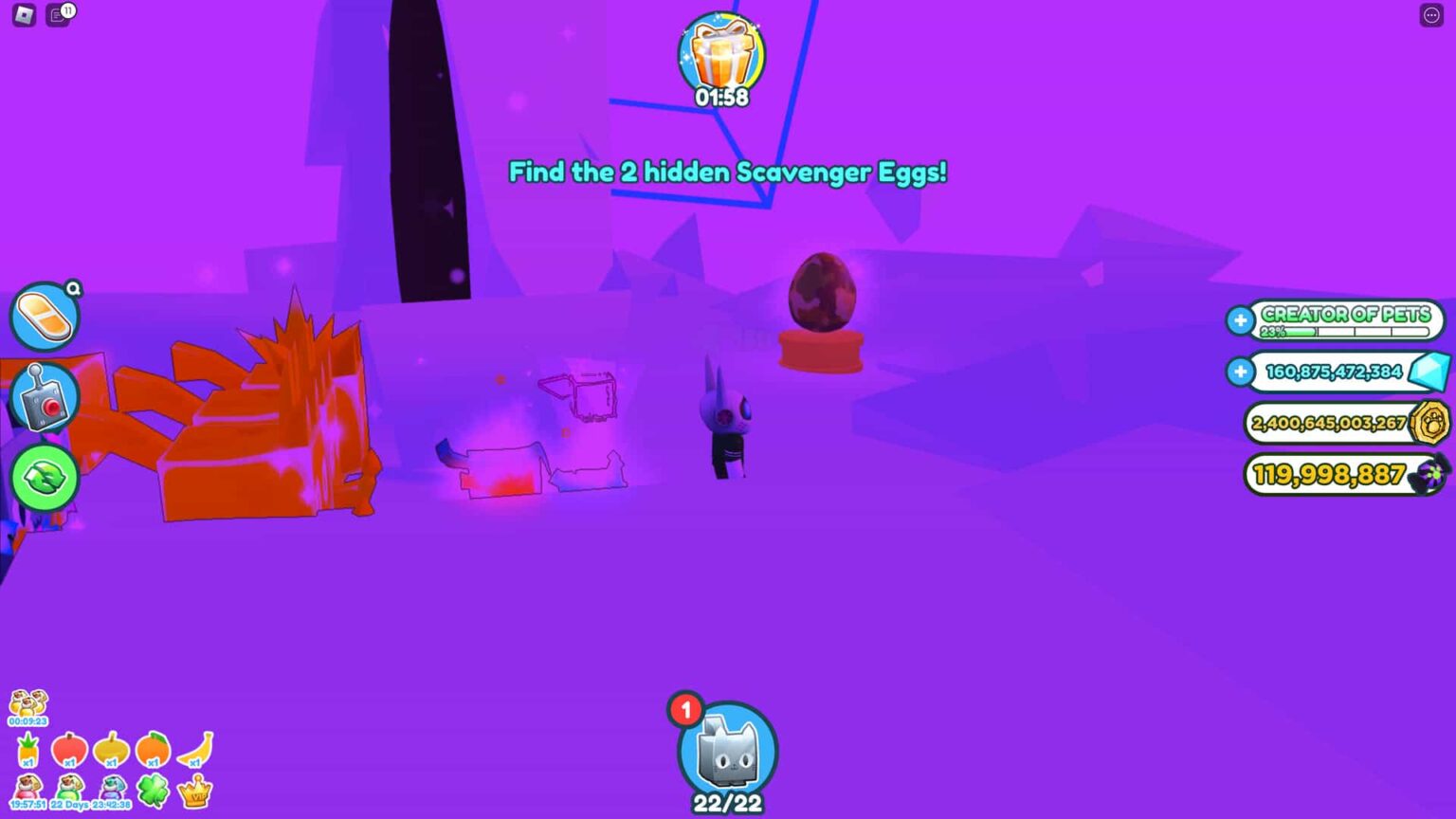 Pet Simulator X Scavenger Hunt Guide | Hold To Reset