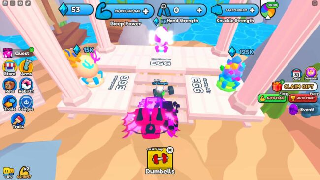 Arm Wrestle Simulator Atlantis World - Hold To Reset