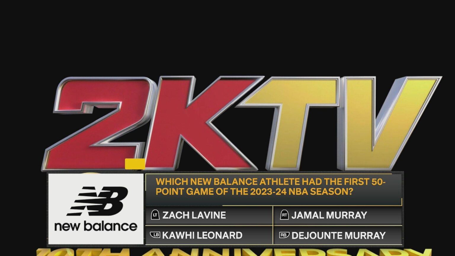 NBA 2K24 2KTV Episode 9 Answers - Hold to Reset