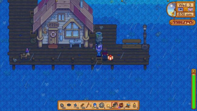 Stardew Valley Catfish Guide - Hold to Reset