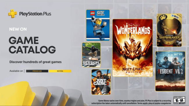 January PlayStation Plus Game Catalog Games Revealed - Hold to Reset