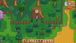 Stardew Valley The Giant Stump Guide - Hold to Reset