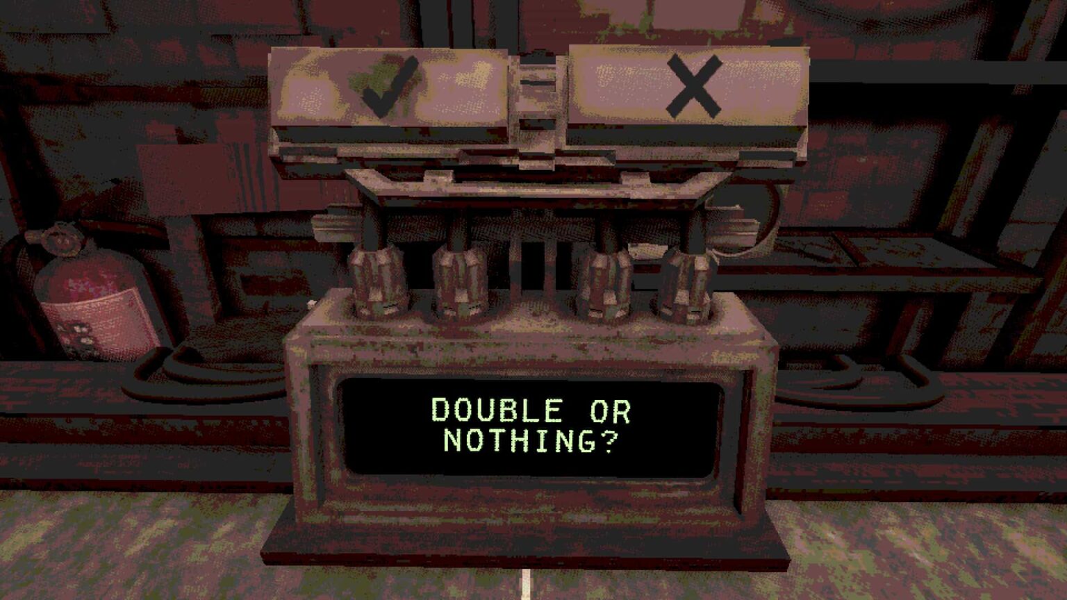 How to Unlock Double or Nothing in Buckshot Roulette - Hold to Reset